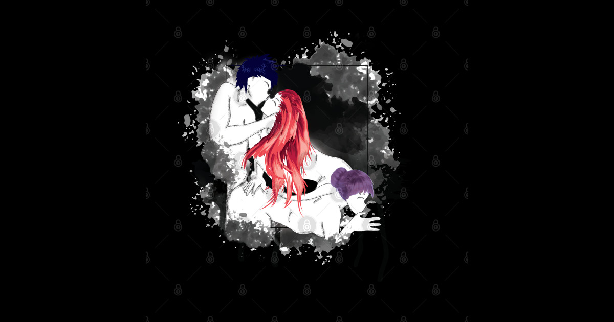 Threesome Anime Throuple Triad Polyamory Threesome Magnet