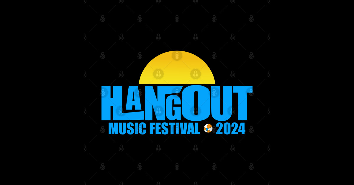 Hangout Music Festival 2024 - Music Festival - Sticker | TeePublic