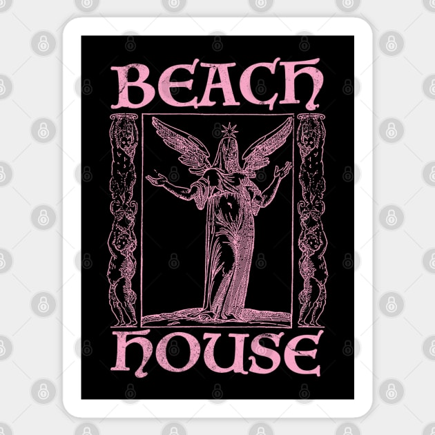 Beach House - Goth Fanmade - Beach House - Sticker | TeePublic