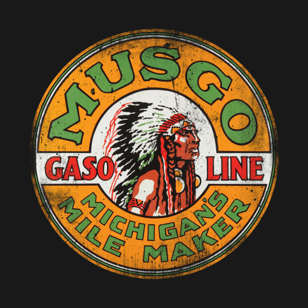Musgo gasoline - Automotive - T-Shirt | TeePublic