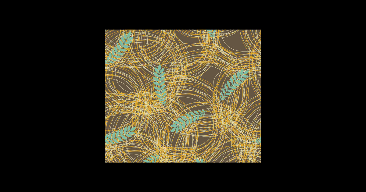 floral line pattern - Pattern - Sticker | TeePublic