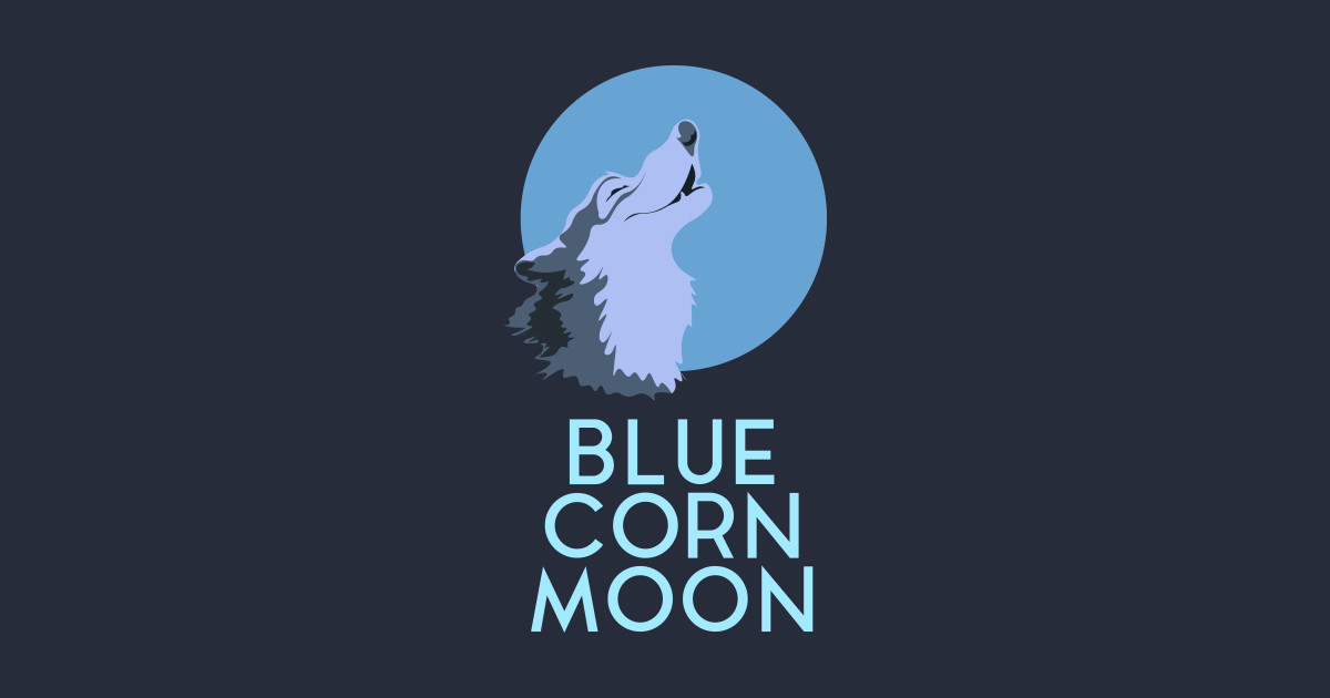 Wreck Internet Princess Blue Corn Moon - Wolf - T-Shirt | TeePublic