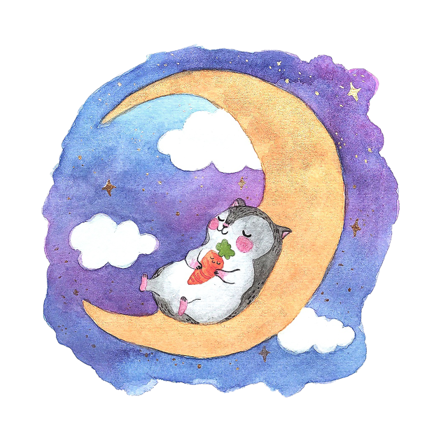 moon hamster - Moon Child - T-Shirt | TeePublic