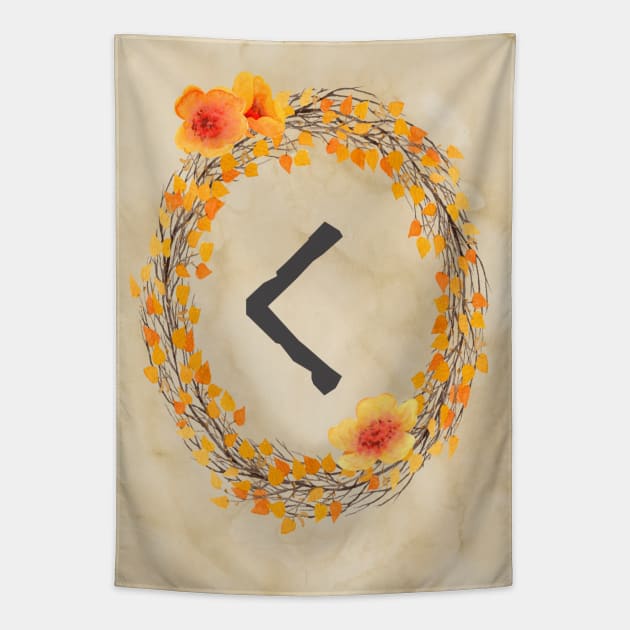 Kenaz Rune | Elder Futhark Norse Runes Alphabet - Thurisaz Rune ...