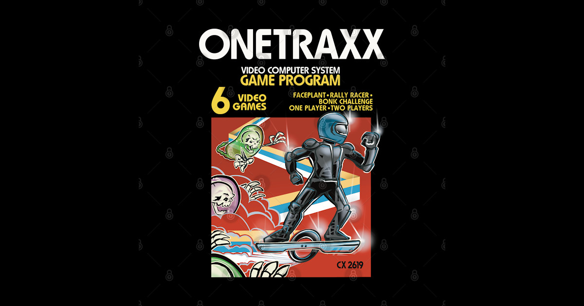 ONETRAXX 8-Bit Box Art Onewheel Videogame - Onewheel - Posters and Art ...
