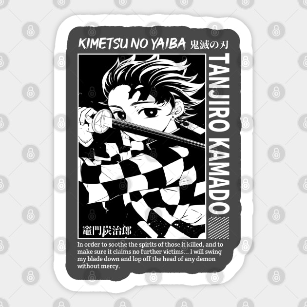 character kimetsu tanjiro - Tanjiro Kimetsu No Yaiba - Sticker | TeePublic