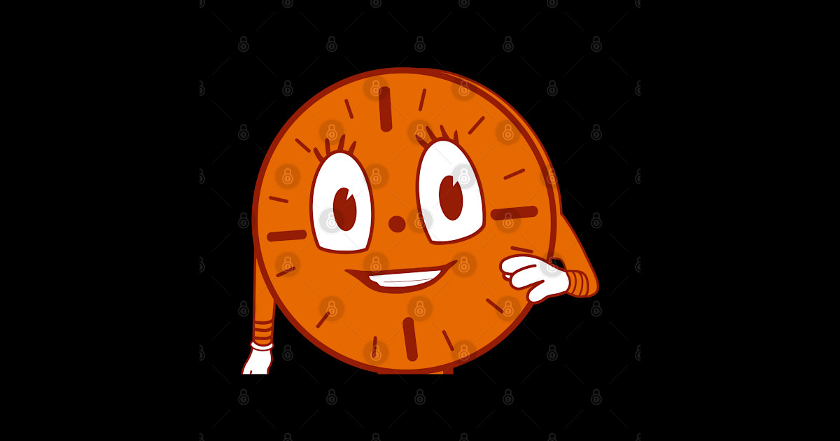 Miss minutes jump scare - Clock Jump Scare - Sticker | TeePublic