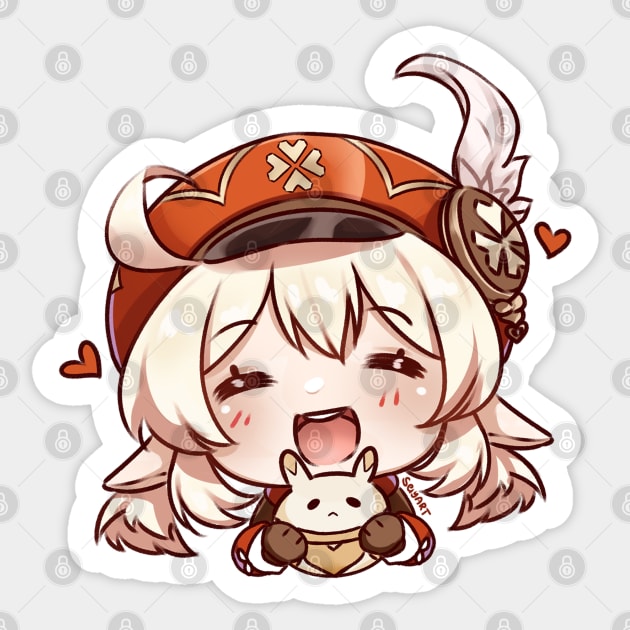 Sticker: Klee Emote - Genshin Impact - Sticker | TeePublic