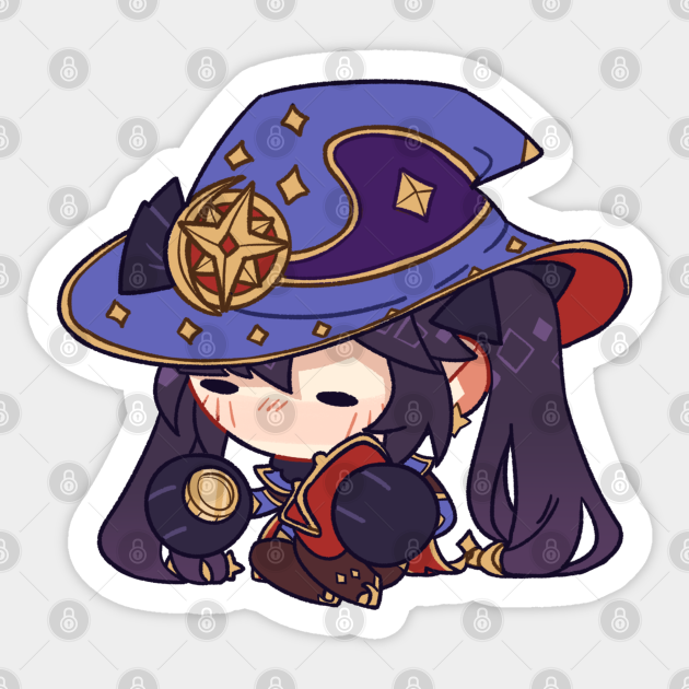 Genshin Impact Mona - Genshin Impact - Sticker | TeePublic