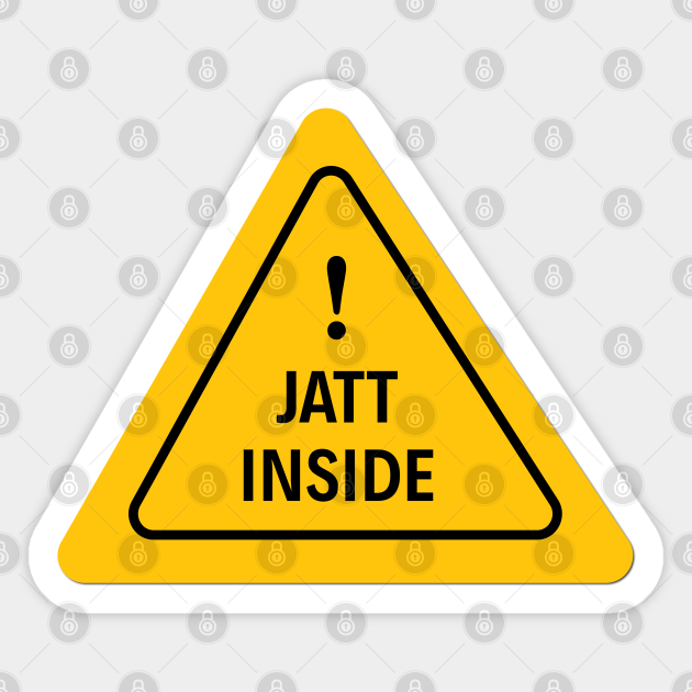 Jatt Inside - Jatt - Sticker | TeePublic
