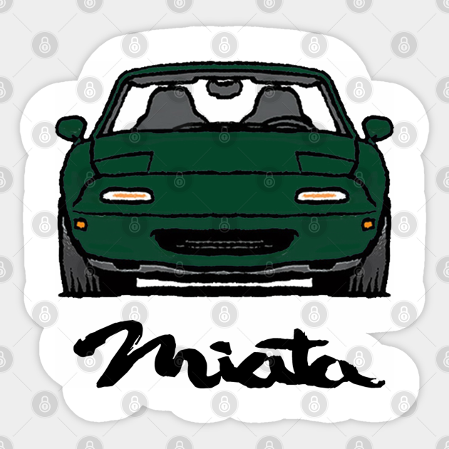 MX5 Miata NA British Racing Green - Mx5 Miata - Sticker | TeePublic