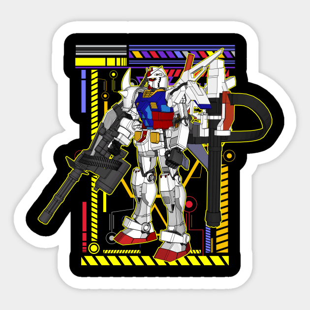 RX-78-2 Gundam - Rx 78 2 Gundam - Sticker | TeePublic