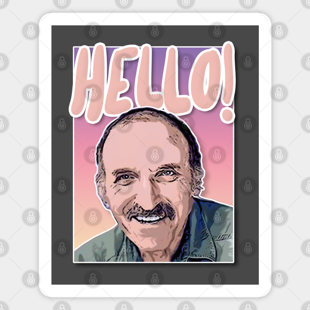 Uncle Leo HELLO Aesthetic Tribute Design - Hello - Magnet | TeePublic