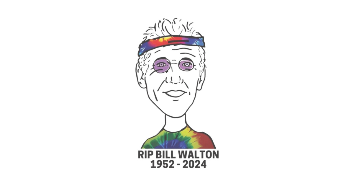 RIP Bill Walton - Bill Walton - T-Shirt | TeePublic