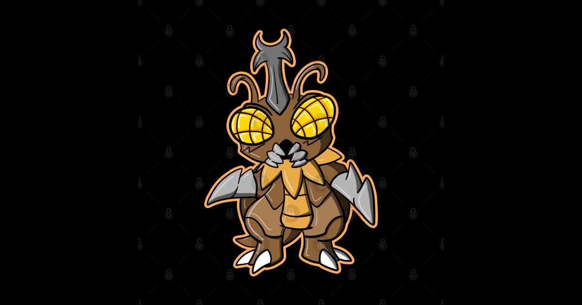 Chibi Megalon - Godzilla - Sticker | TeePublic