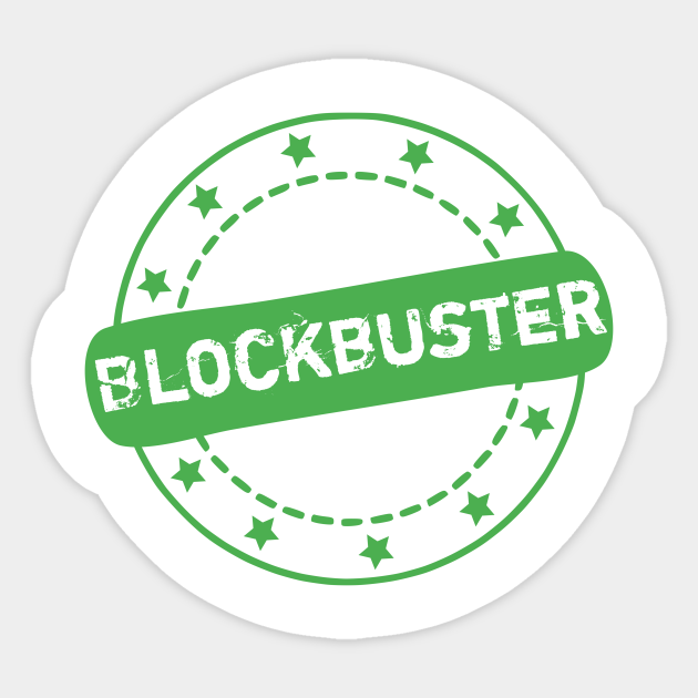 Blockbuster Stamp Icon - Blockbuster Stamp Icon - Sticker | TeePublic