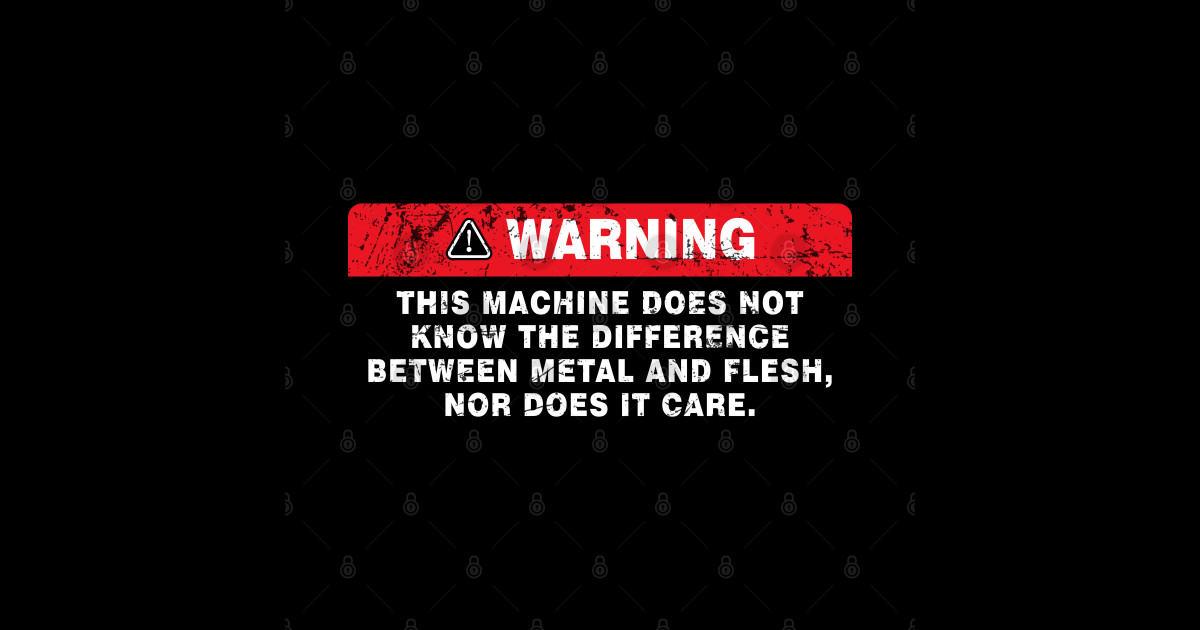 Oddly Specific Warning This Machine Does Not Know Vintage Cool - Oddly ...