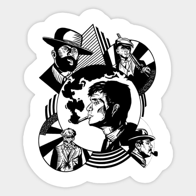 peaky blinders - Peaky Blinder - Sticker | TeePublic