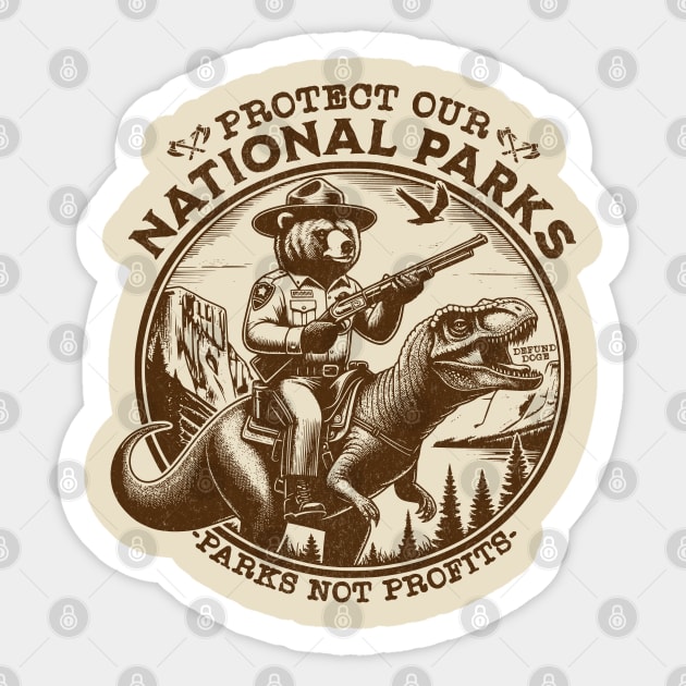 Support National Parks - Resist National Park - National Park - Sticker ...