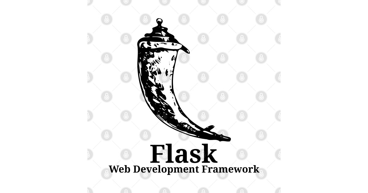 Flask Web Development Framework - Flask Web Development - T-Shirt ...