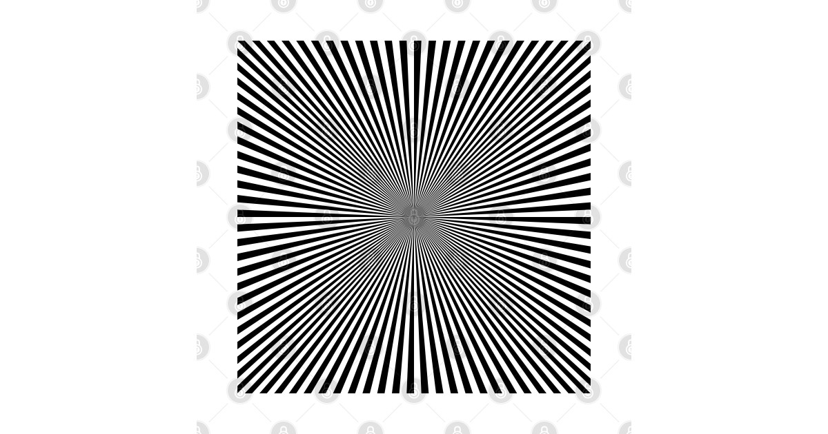 Crazy Optical Illusion - Optical Illusion - T-Shirt | TeePublic