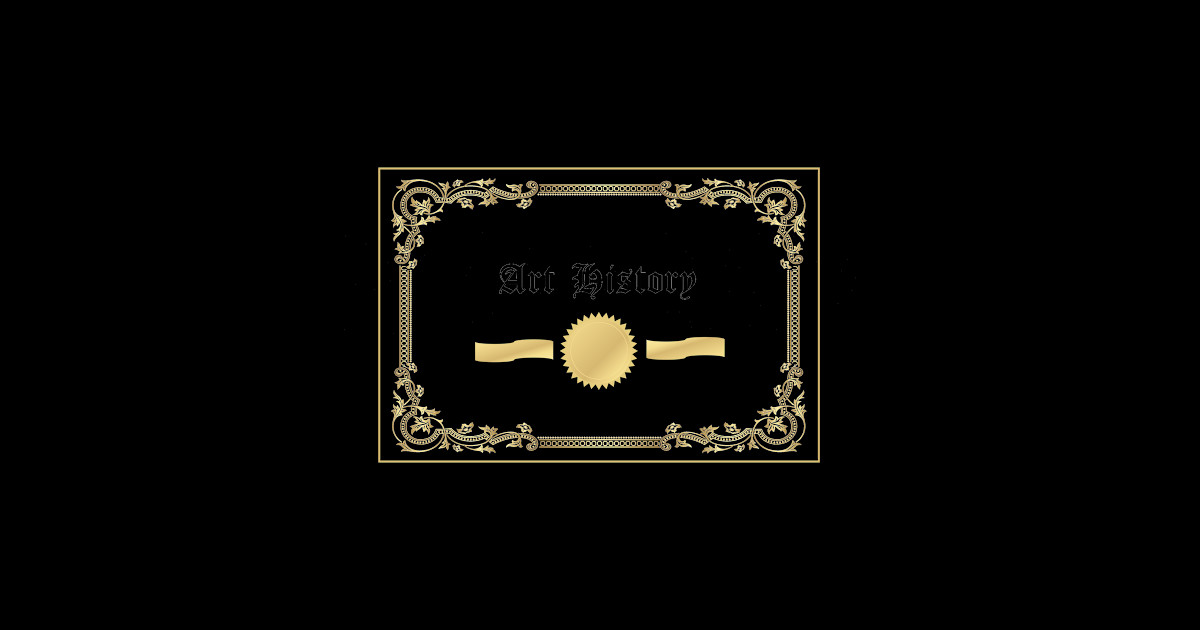 Diploma: Art History - Art History - Sticker | TeePublic