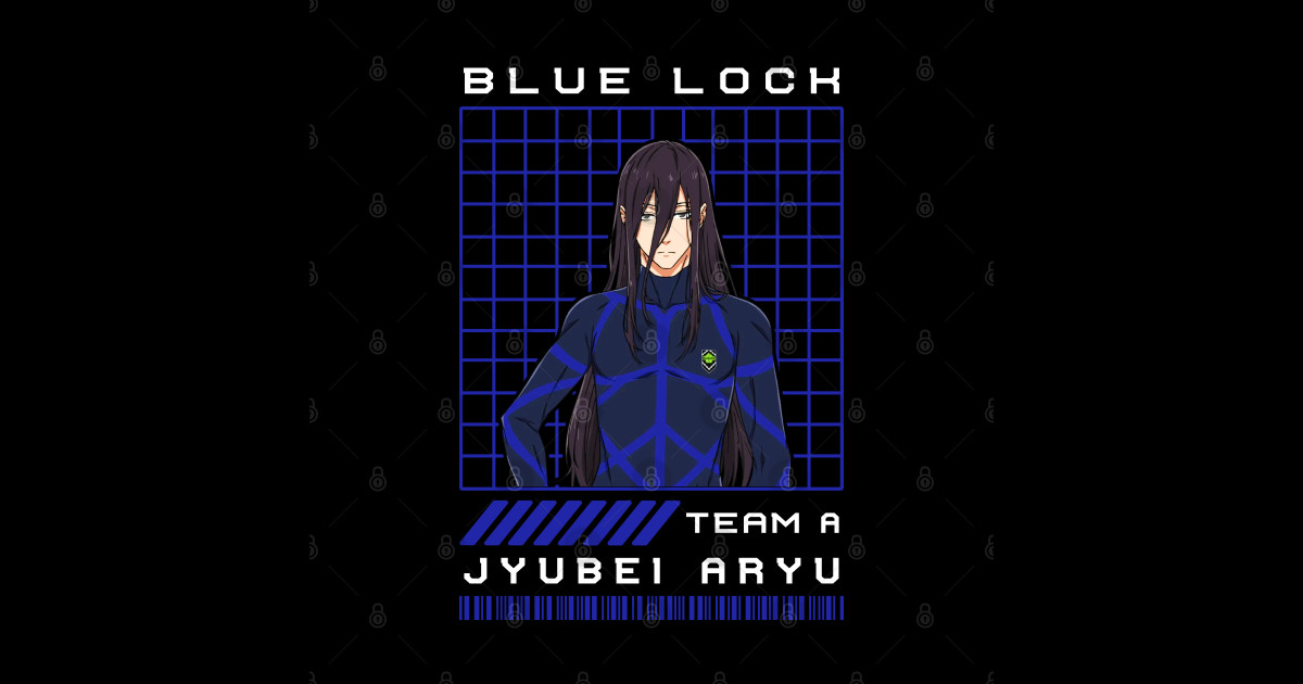 JYUBEI ARYU - TEAM A - Blue Lock - Sticker | TeePublic