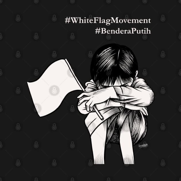White Flag Movement/ Bendera Putih - Bendera Putih - T-Shirt | TeePublic