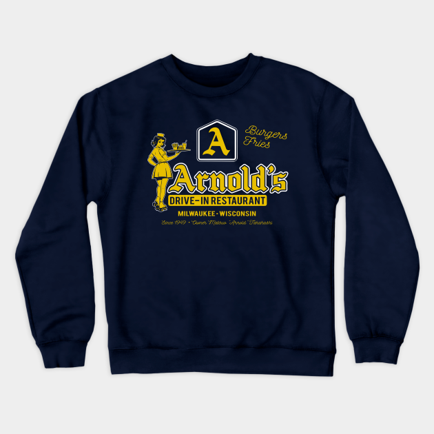 Arnold's Drive In Restaurant Happy Days - Arnolds Happy Days - Crewneck ...