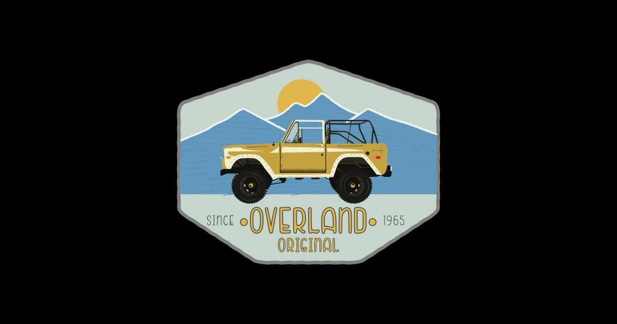 Overland Original Apparel and Accessories - Overland - Sticker | TeePublic