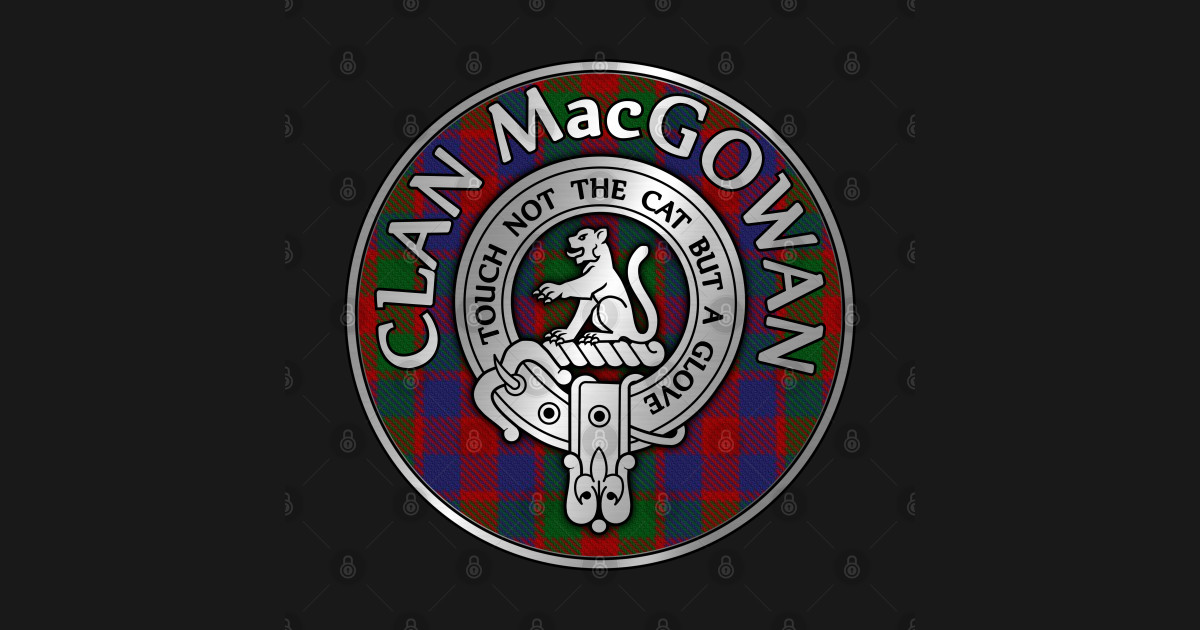 Clan MacGowan Crest & Tartan - Macgowan - T-Shirt | TeePublic