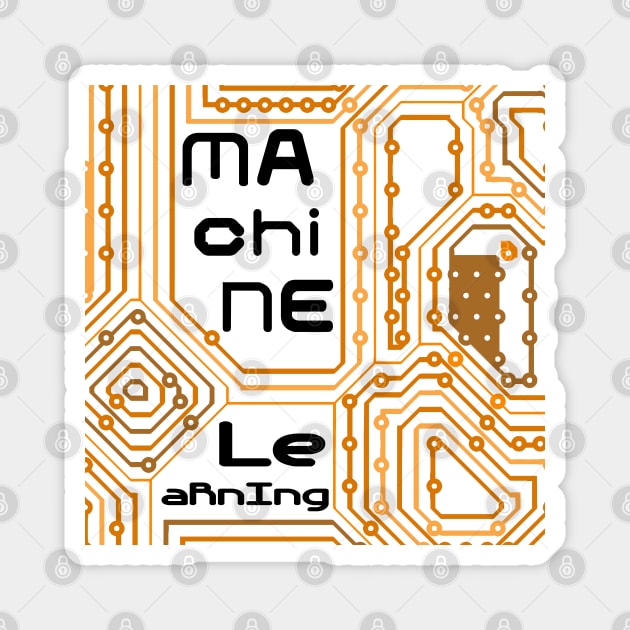 Machine Learning Computer Micro Chip Black Orange - Machine Learning ...