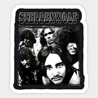 Der Steppenwolf Band Stickers for Sale | TeePublic