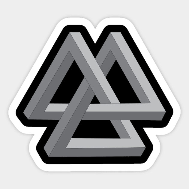 Impossible Trefoil geometry - Geometry - Sticker | TeePublic