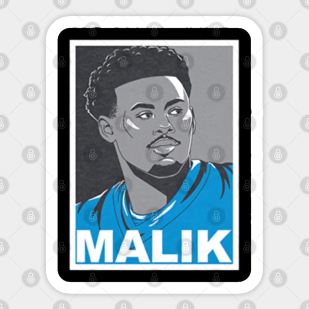 Malik Willis Poster - Malik Willis - Sticker | TeePublic