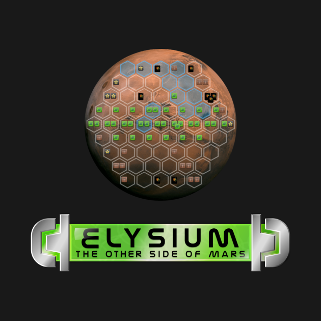 Terraforming Mars: Elysium Map - Terraforming Mars - T-Shirt | TeePublic