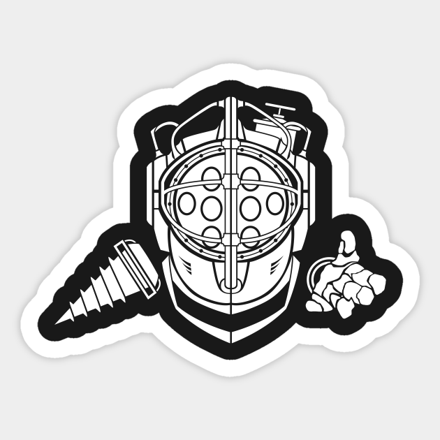 Bioshock: Big Daddy - Bioshock - Sticker | TeePublic