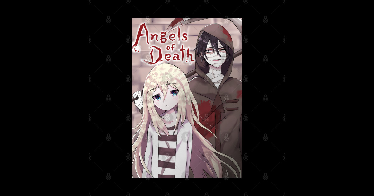 AOD: Zack, Rachel art by Kibo-Kibo - Angels Of Death - Sticker | TeePublic