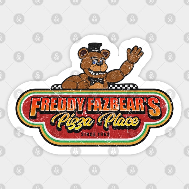 Freddy Fazbear's Pizza - Five Nights At Freddys - Sticker | TeePublic