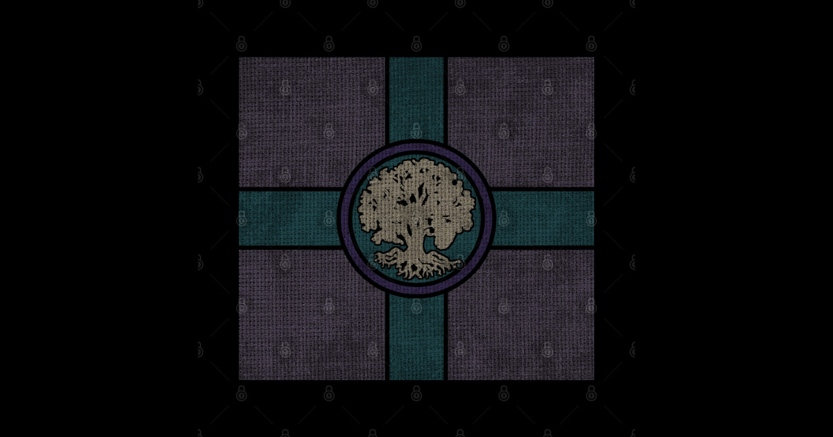 TES Tapestry 12 - Flag of Chorrol - Skyrim - Sticker | TeePublic