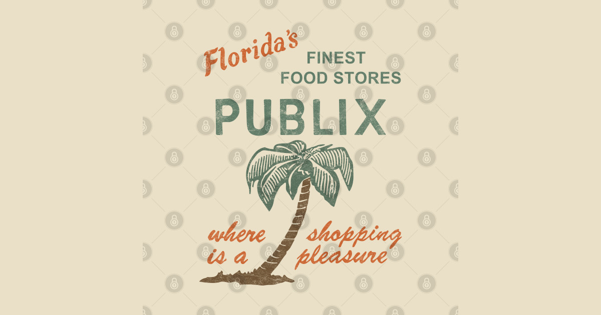 Publix - Vintage Store Logo Aesthetic - Publix - T-Shirt | TeePublic