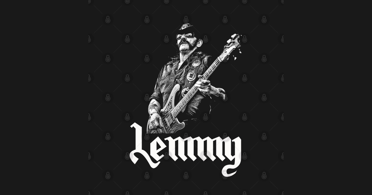 Lemmy Bass Player Motorhead - Lemmy - T-Shirt | TeePublic