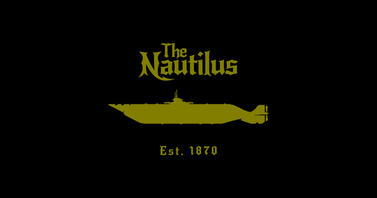 Gold Pixel NAUTILUS - Yellow Submarine - Sticker | TeePublic