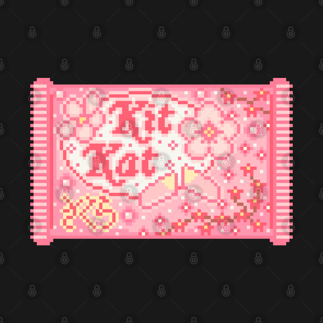 Kit Kat Pixel Art - Kit Kat - T-Shirt | TeePublic