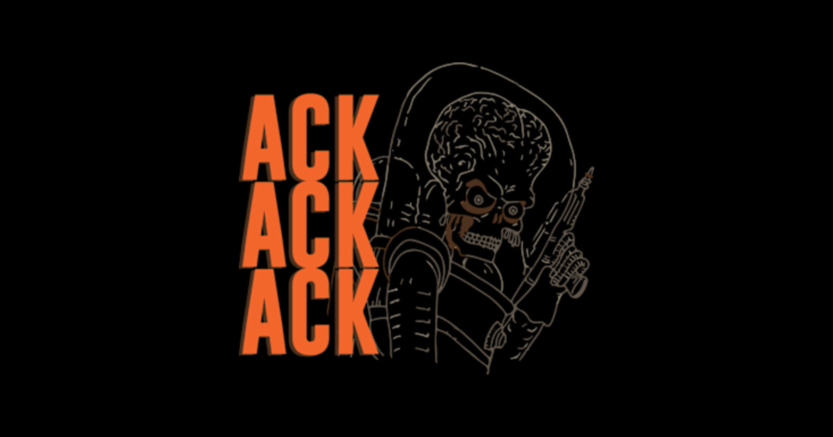 Ack Ack - Mars Attacks - Sticker | TeePublic
