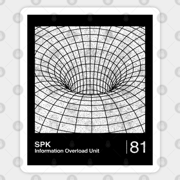 SPK / Minimalist Graphic Fan Art Design - Spk - Magnet | TeePublic