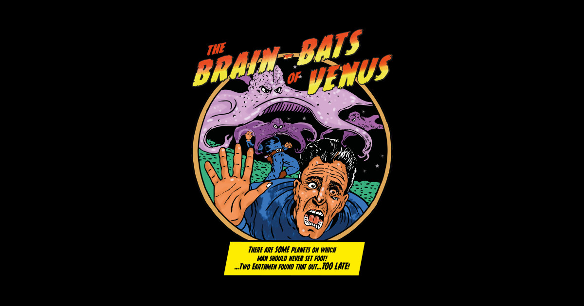 BRAIN BATS VERSION TWO - Retro Comics - Posters and Art Prints | TeePublic
