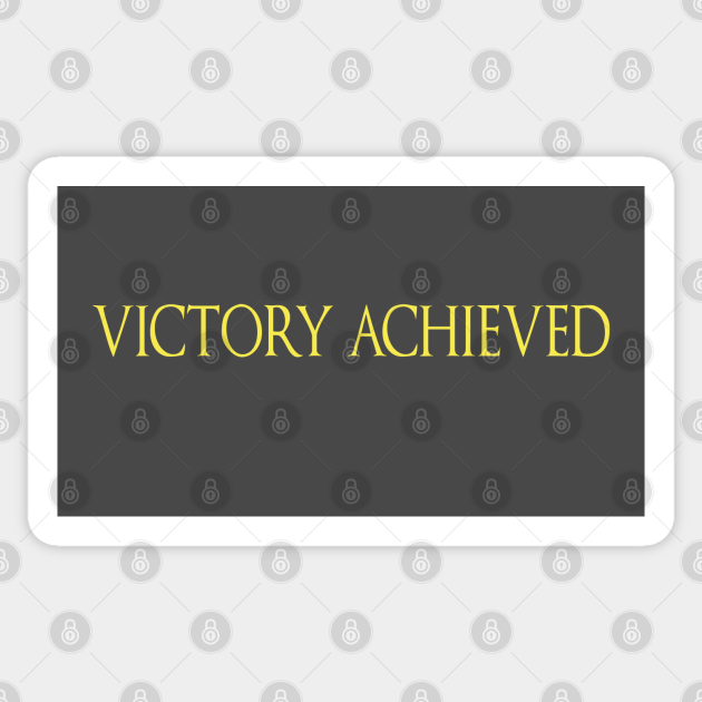 Victory achieved - Dark Souls - Sticker | TeePublic