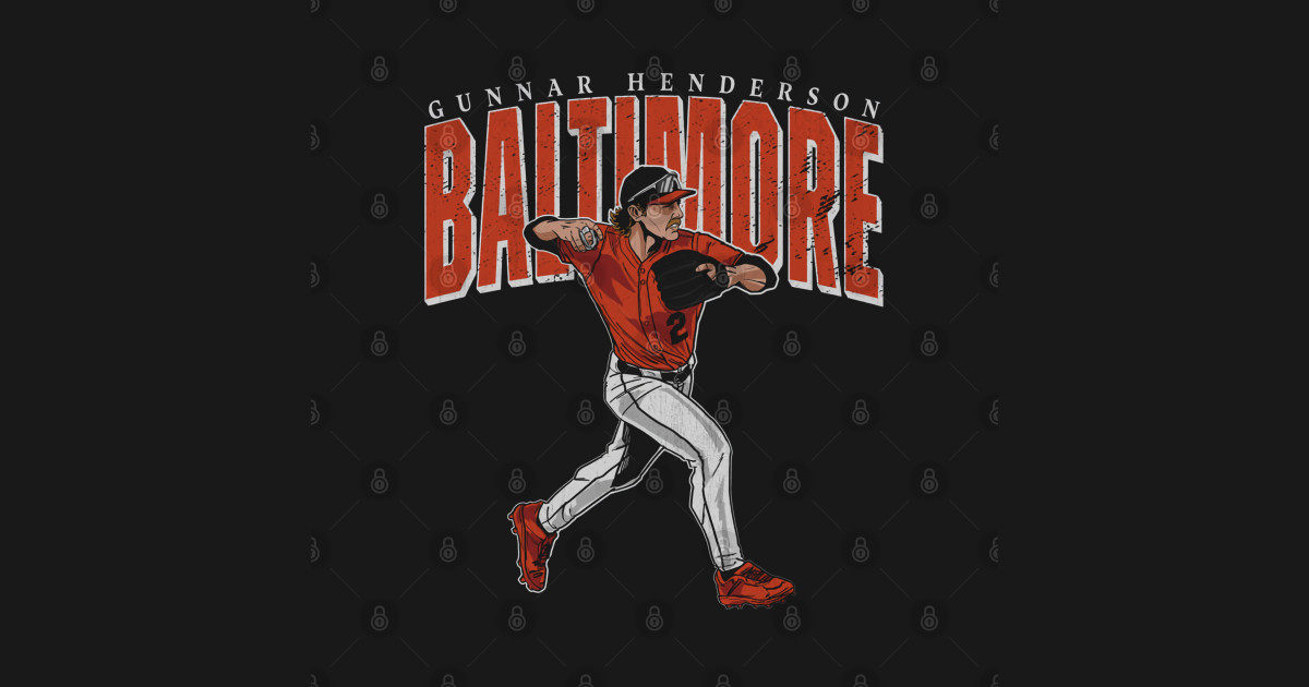 Gunnar - Henderson Baltimore Big Time - Baseball - T-Shirt | TeePublic