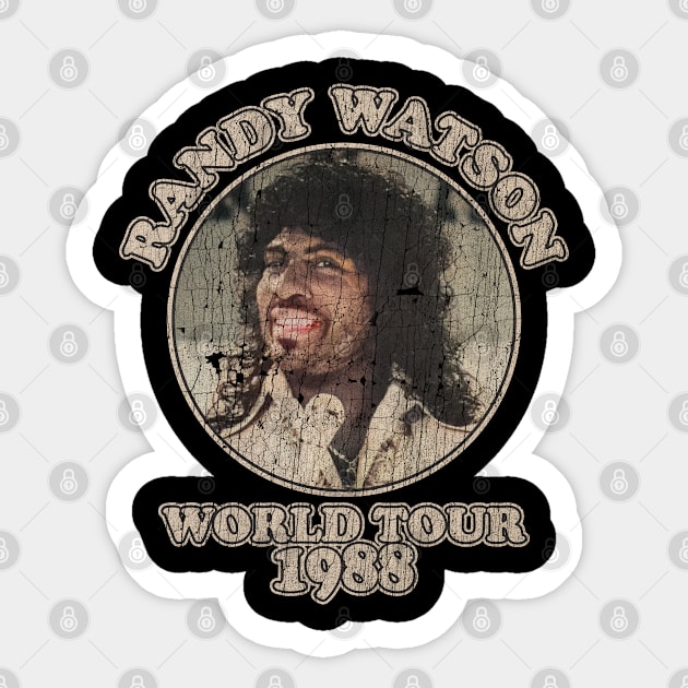 Retroe Randy watson Tour - Randy Watson - Sticker | TeePublic